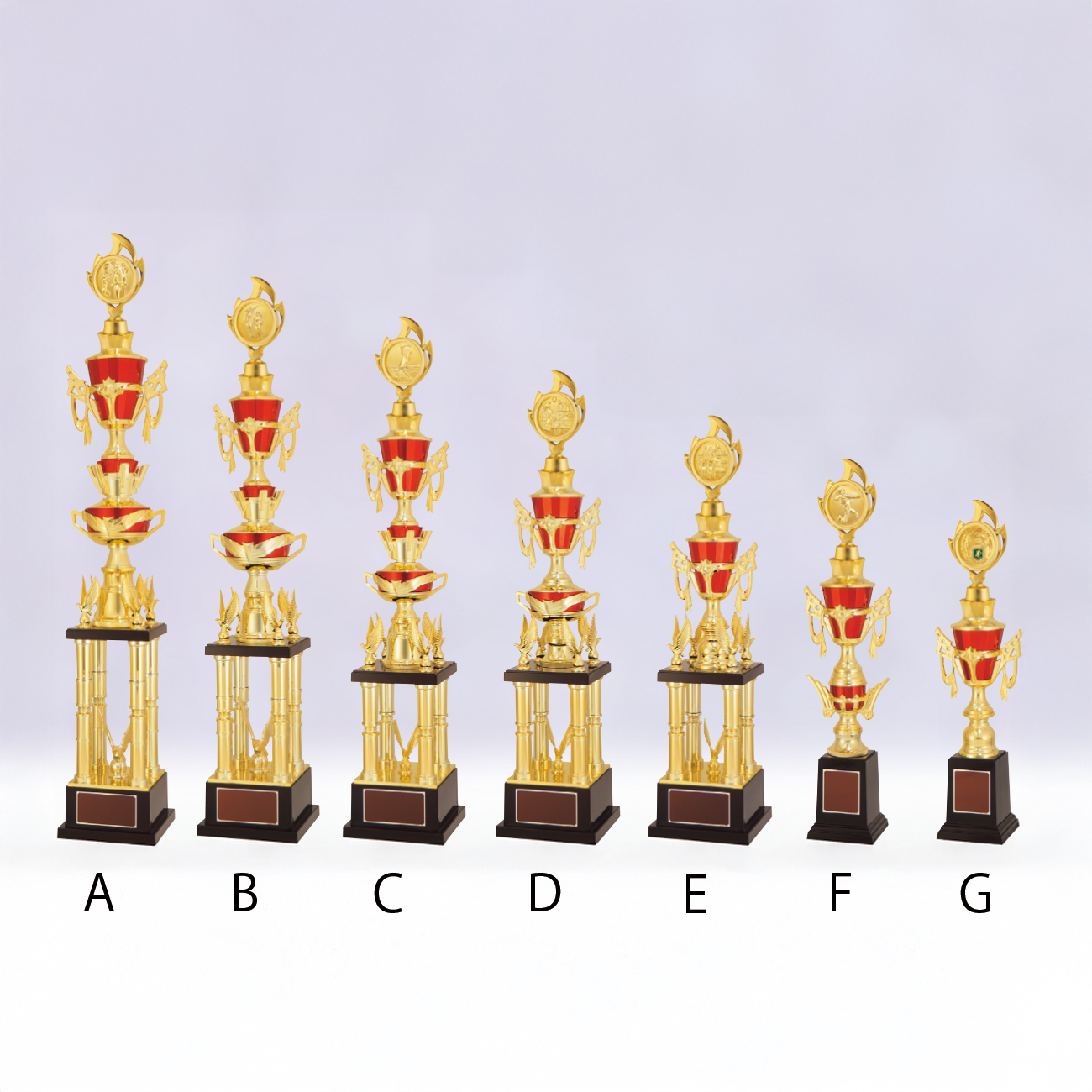 タワー型トロフィー 30種目から選べる VTX.3527 Eサイズ