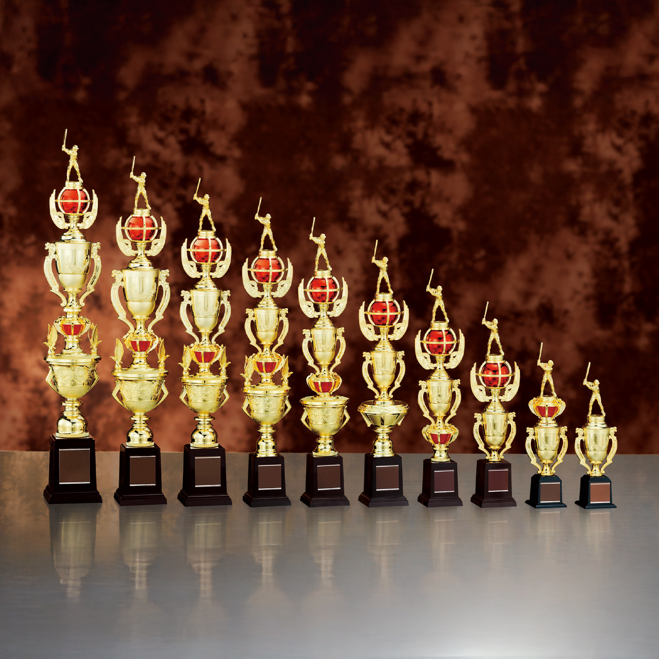 タワー型トロフィー 【YTR-03309 Aサイズ】高さ：715mm「#P 6」〈L〉